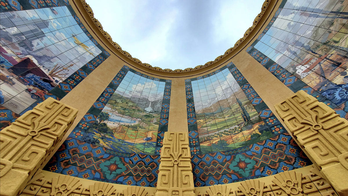 How the Museum's Murals Came Back to Life – San Diego Automotive Museum