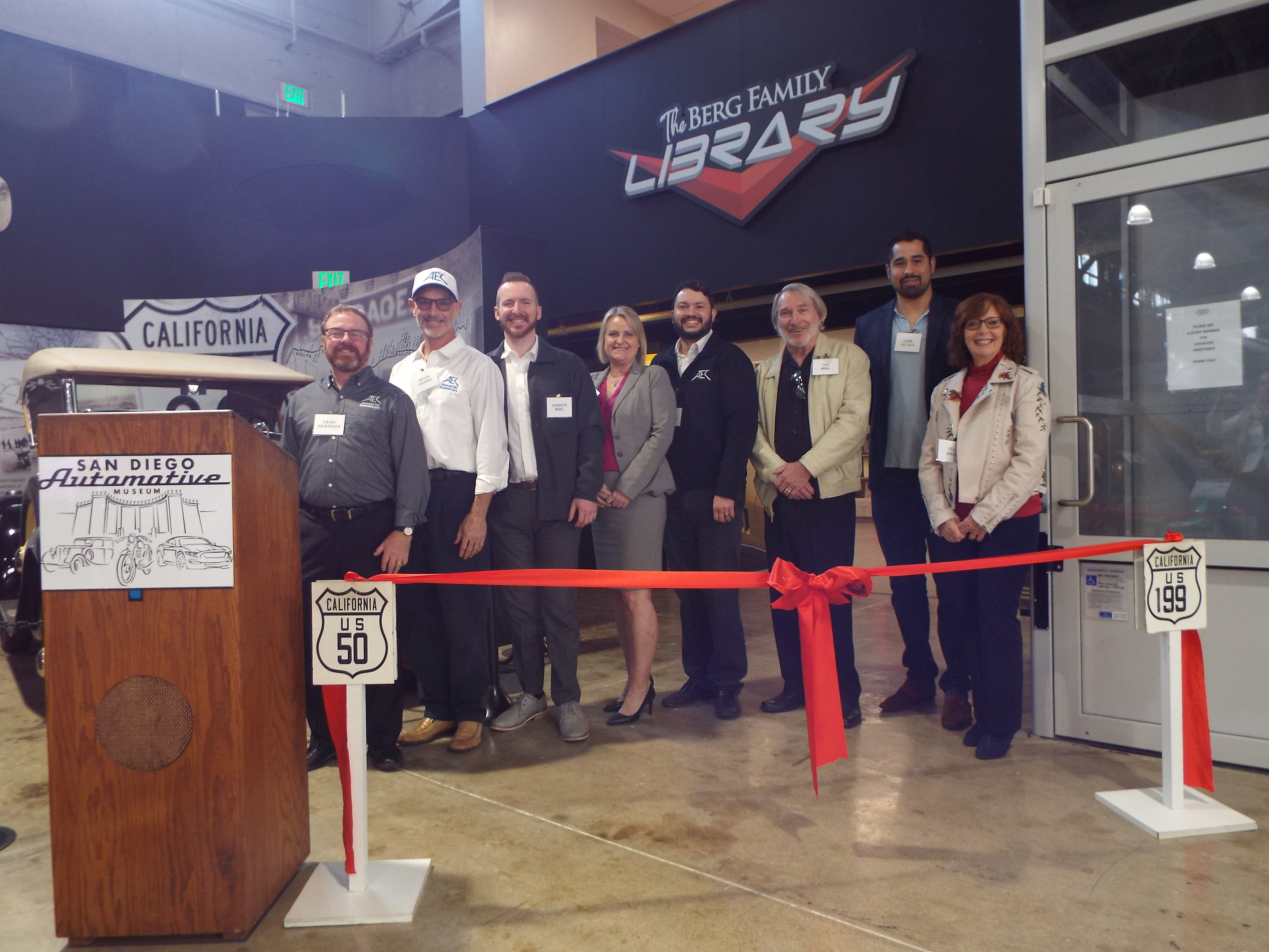 Grand Opening of the Berg Family Library – San Diego Automotive Museum